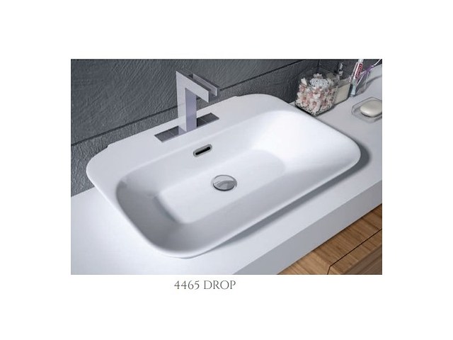 LAVABO NADGRADNI NA RAVNU PLOČU DROP 1 650X450 - ESVIT