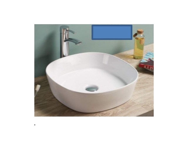 LAVABO NADGRADNI NA RAVNU PLOČU 7017 440X440 BELI VISOKI SJAJ - MINOTTI