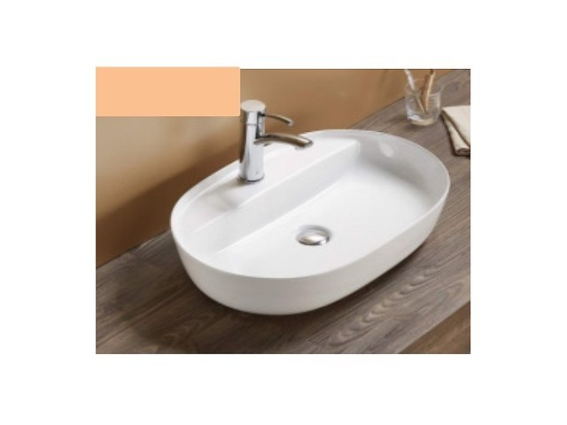 LAVABO NADGRADNI NA RAVNU PLOČU 7012 800X400 BELI VISOKI SJAJ - MINOTTI