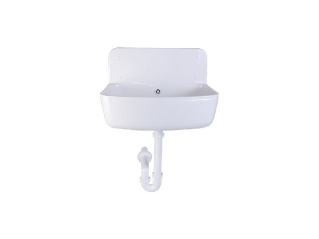 LAVABO PVC PLASTIČNI MADJARSKI BELI ZA RADIONICE 490X330 - STYRON