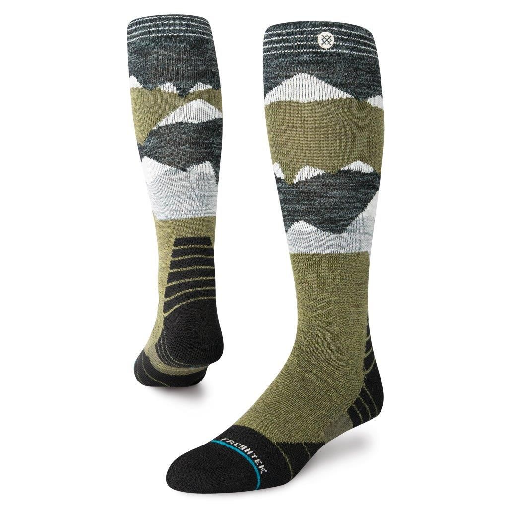 Stance LONELY PEAKS SNOW OTC, čarape za planinarenje, zelena