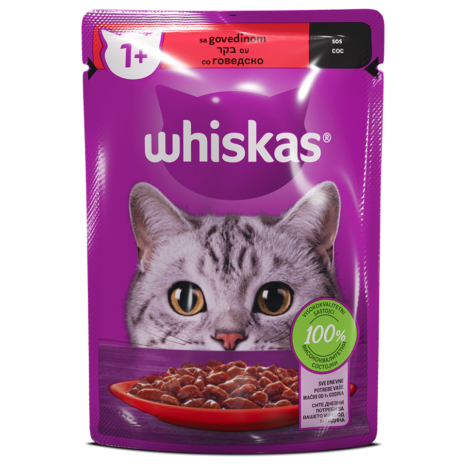 Kesica govedina Whiskas 85g