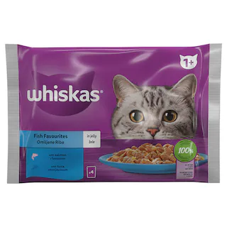 Kesice riba Whiskas 4x85g