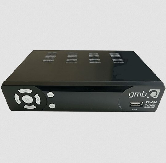 Prijemnik zemaljski, DVB-1 / T2, Full HD, USB, RF GMB-T2-404