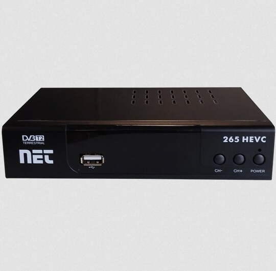 Digitalni zemaljski prijemnik, DVB-T2 H.265, display NET 265 HEVC