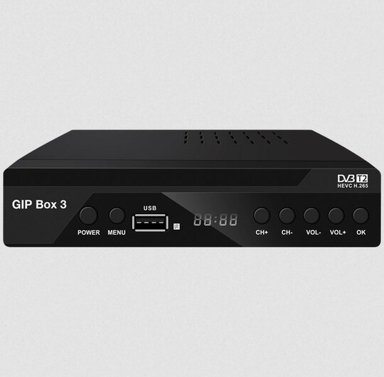 Prijemnik zemaljski, DVB-T2, H.265, HDMI, scart gip box 3
