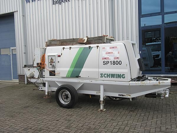 Schwing SP 1800 D4 125 KW stacionarna betonska pumpa