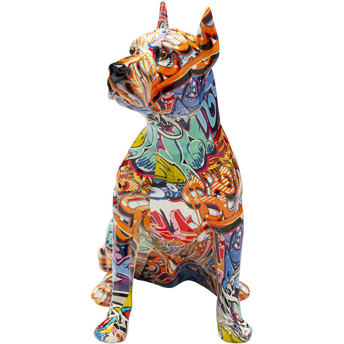 Deco Figurine Graffiti Dog 41cm