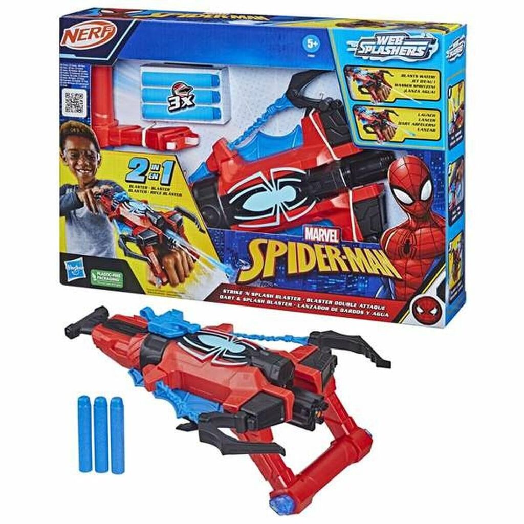 NERF Marvel Spider-Man Web Splashers 2-in-1 Blaster NOVO