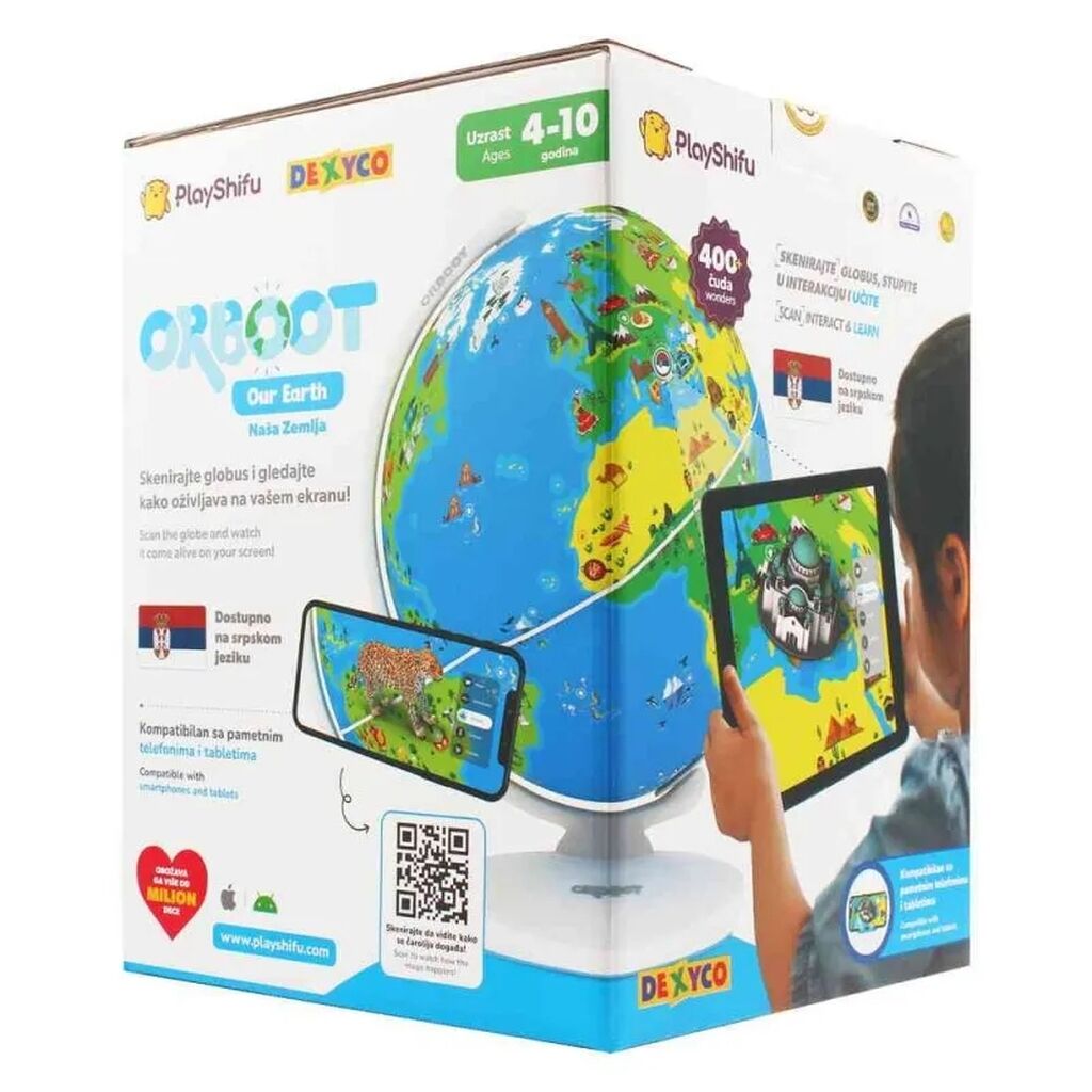 Orboot interaktivni globus za decu od 4 do 10 godina, nov, kupljen u