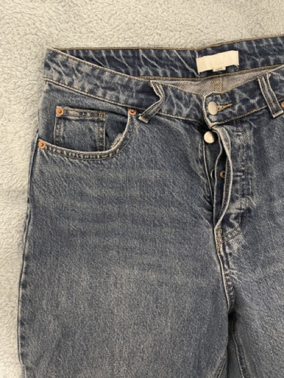 H&M straight cropped ankle jeans