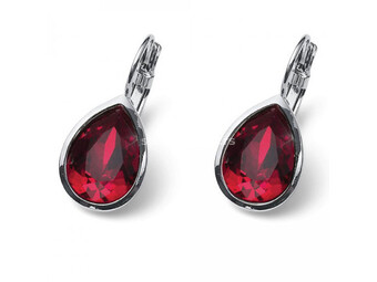 Ženske oliver weber boost scarlet mindjuše sa swarovski crvenim kristalom ( 22916.208 )