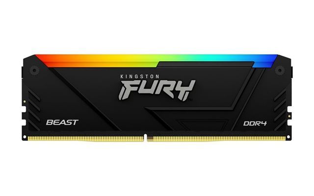 RAM memorija 16GB Kingston FURY Beast RGB DDR4 3200MHz KF432C16BB12A/16ID EK000576980