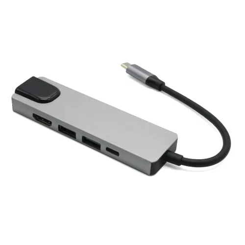 Hub Type-c na HDMI Type C 2xUSB3.0 LAN (5 u 1) (MS)