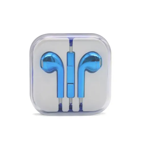Slusalice za iPhone 3.5mm metalik plava (MS)
