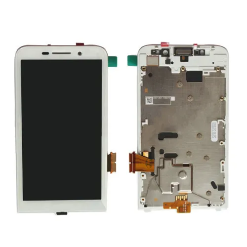 LCD ekran / displej za Blackberry Z30+touch screen beli+frame