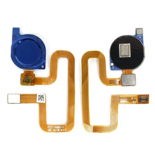 Flet kabl za Huawei Y7 Prime (2018) sa senzorom otiska plavi