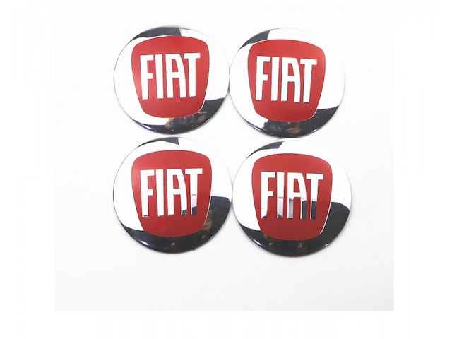 FIAT-plastificirane nalepnice za felne-set od 4 komada