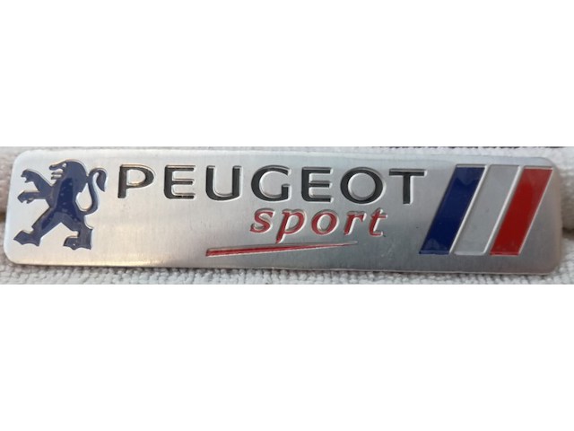 Samolepljiva metalna pločica - PEUGEOT SPORT