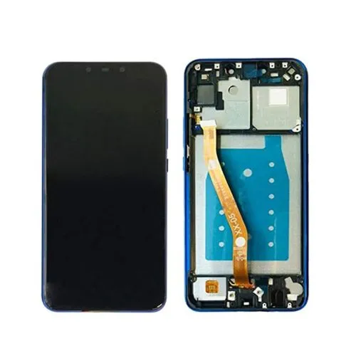 LCD ekran / displej za Huawei Mate 20 Lite+touch screen crni+frame plavi