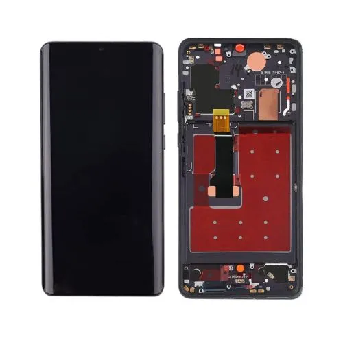 LCD ekran / displej za Huawei P30 PRO+touch screen crni+frame Black CHO