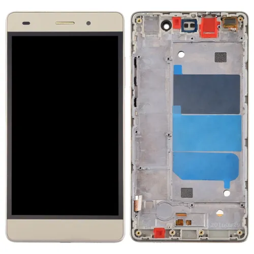 LCD ekran / displej za Huawei P8 Lite + touchscreen + frame Gold