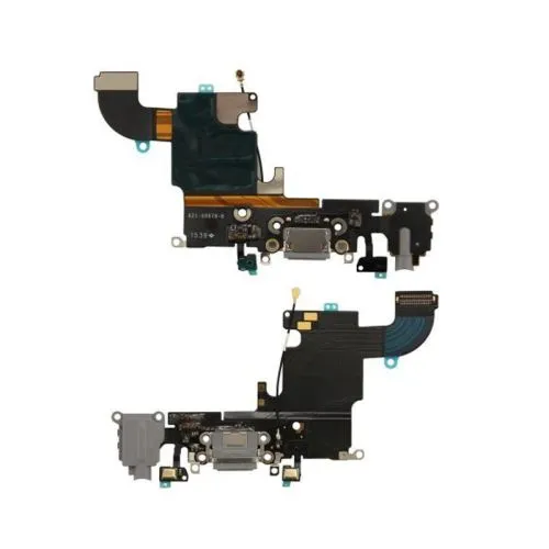 Flet kabl za iPhone 6s za konektorom punjenja sivi CHO