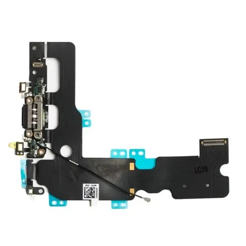 Flet kabl za iPhone 7 Plus sa konektorom punjenja crni