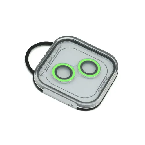 Folija za zastitu kamere GLASS LUXO za iPhone 15 (6.1)/15 Plus (6.7) zelena (MS)