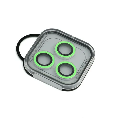 Folija za zastitu kamere GLASS LUXO za iPhone 15 Pro (6.1)/15 Pro Max (6.7) zelena (MS)