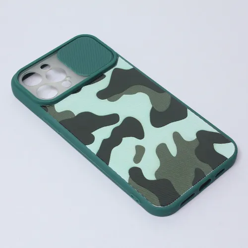 Futrola - maska Camera Army za iPhone 12 Pro Max 6.7 tamno zelena