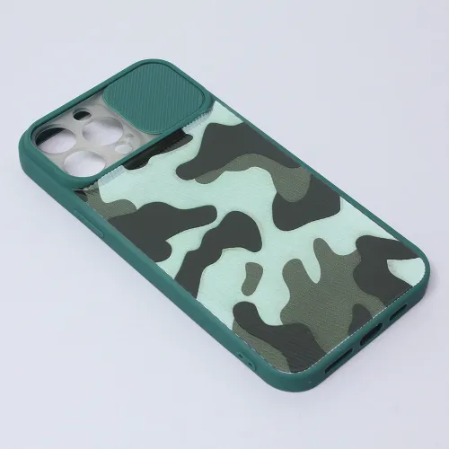 Futrola - maska Camera Army za iPhone 13 Pro Max 6.7 tamno zelena