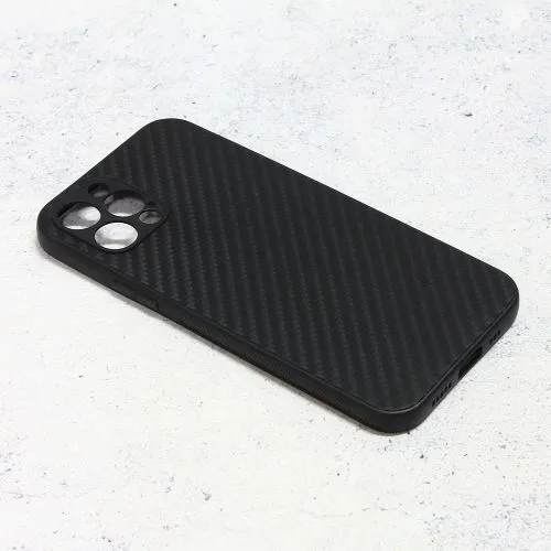 Futrola - maska Carbon fiber za iPhone 12 Pro 6.1 crna