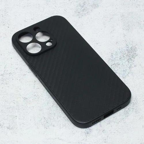 Futrola - maska Carbon fiber za iPhone 14 Pro 6.1 crna