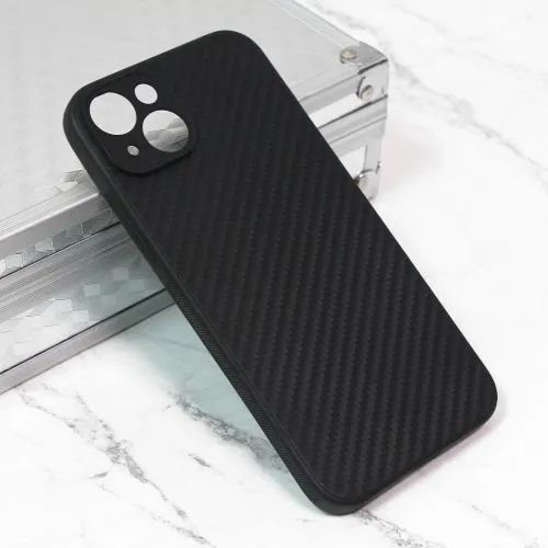 Futrola - maska Carbon fiber za iPhone 15 Plus 6.7 crna