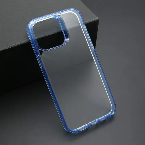 Futrola - maska COLOR FRAME za iPhone 15 Pro Max (6.7) plava (MS)