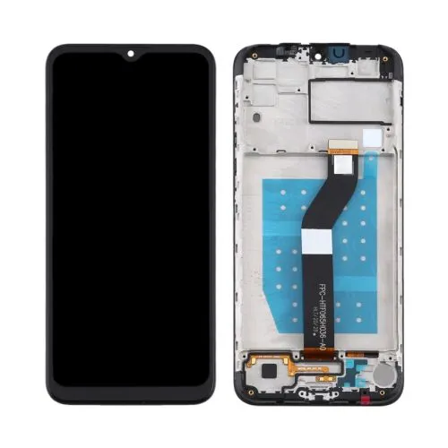 LCD ekran / displej za Motorola Moto G8 Power Lite + touchscreen + frame Black CHO
