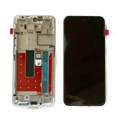 LCD ekran / displej za Nokia X10 + touchscreen + frame White Service Pack Original/70100902H001