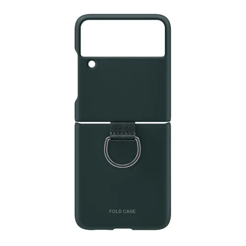 Futrola - maska Elegant Fold design za Samsung F721B Samsung Galaxy Z Flip 4 tamno zelena (MS)