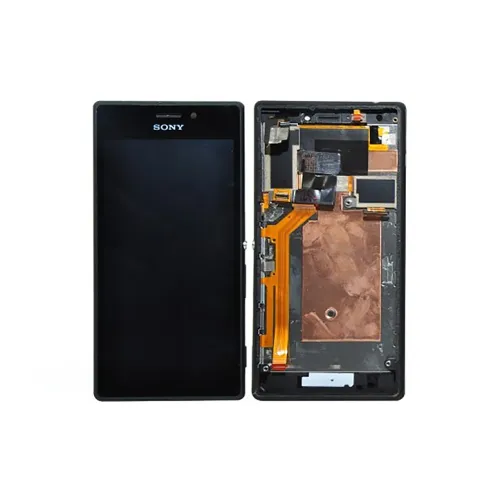 LCD ekran / displej za Sony Xperia M2/D2303/D2305+touch screen+frame crni