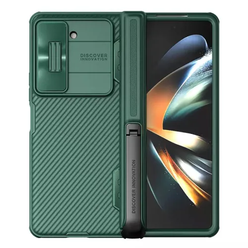 Futrola - maska Nillkin CamShield Fold za Samsung F946B Galaxy Z Fold 5 5G (with stand) zelena