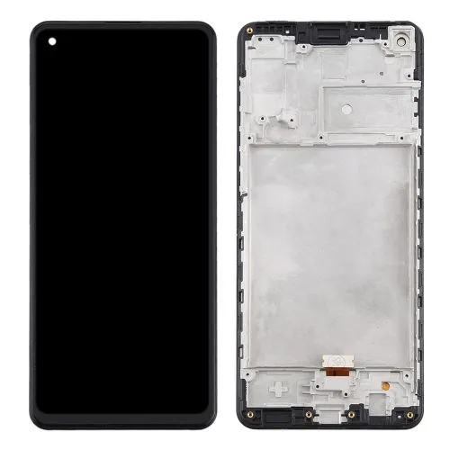 LCD ekran / displej za Samsung A217/Galaxy A21s + touchscreen + frame Black (Original Material)