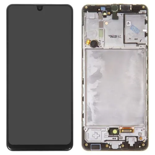 LCD ekran / displej za Samsung A315/Galaxy A31 2020 + touchscreen + frame Black Service Pack Original/GH82-22761A