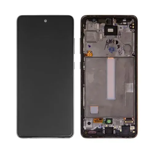 LCD ekran / displej za Samsung A525/Galaxy A52 2021 + touchscreen + frame Black Service Pack Original/GH82-25524A