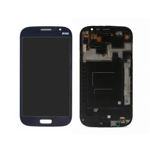 LCD ekran / displej za Samsung i9080/Galaxy Grand+touch screen+frame tamno plavi