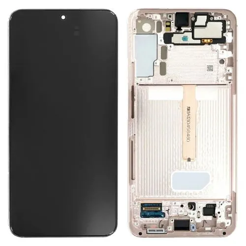LCD ekran / displej za Samsung S906/Galaxy S22 Plus 5G + touchscreen + frame Pink Gold Service Pack Original/GH82-27500D