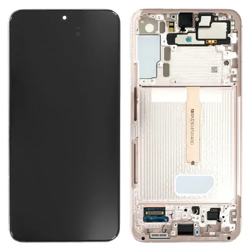 LCD ekran / displej za Samsung S906/Galaxy S22 Plus 5G + touchscreen + frame Pink Gold Service Pack Original/GH82-27501D