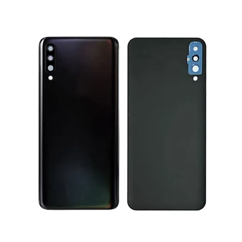 Poklopac za Samsung A705/Galaxy A70 2019 Black + staklo kamere (NO LOGO)