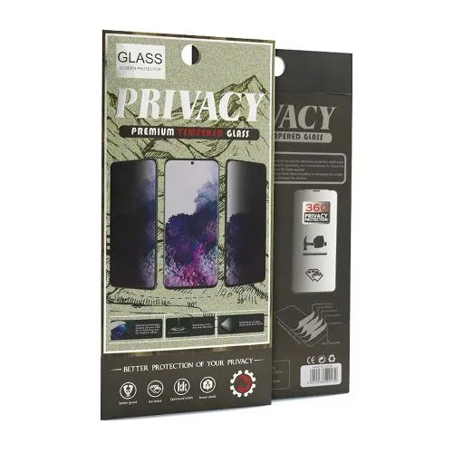 Zaštino staklo (glass) PRIVACY 2.5D Full glue za Samsung A145R Galaxy A14 4G/Galaxy A14 5G crna (MS)