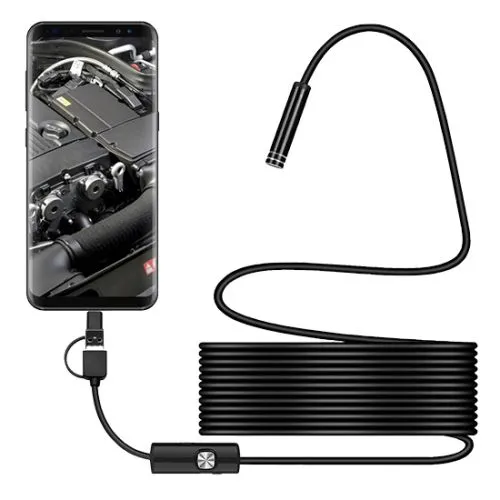 Endoskopska Android kamera 3in1 (USB. micro USB. Type C) crna (MS)